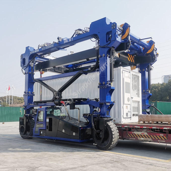 Straddle Carrier, Electric Straddle Carrier, Container Lifting Vehicle ...