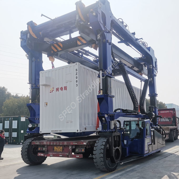 Straddle Carrier, Electric Straddle Carrier, Container Lifting Vehicle ...