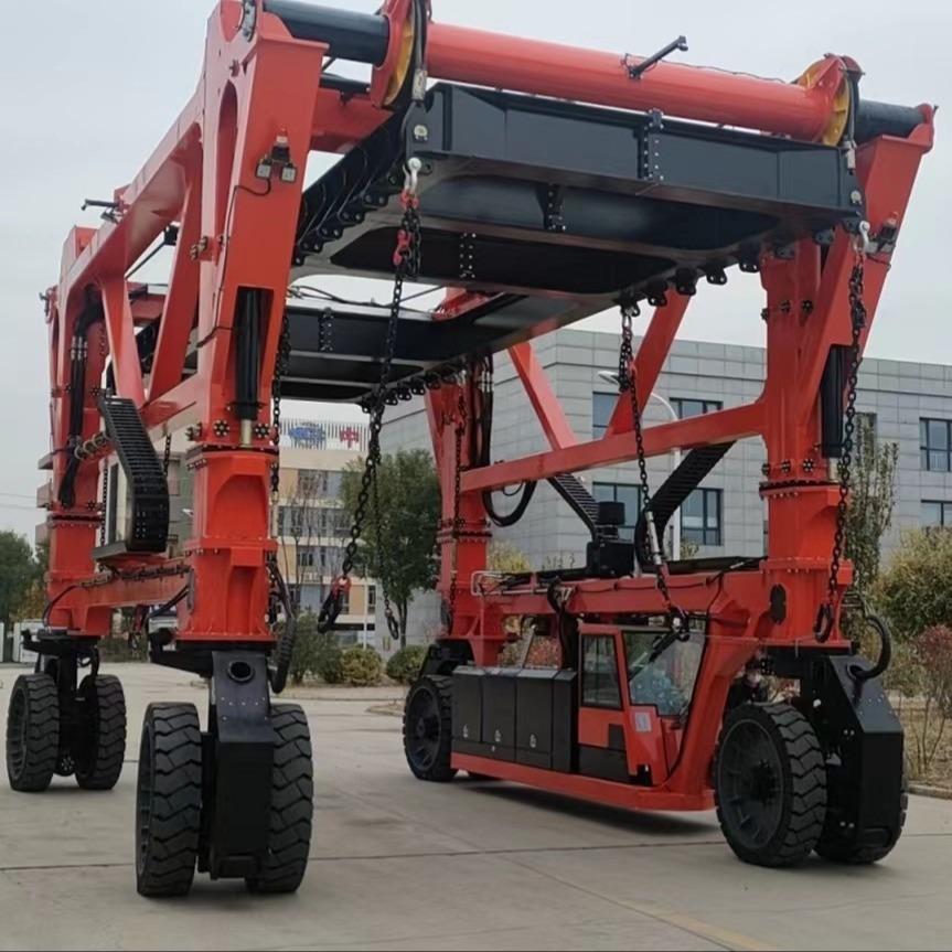 80Ton Mobile Gantry Crane Truck Diesel Power Battery Power Straddle ...