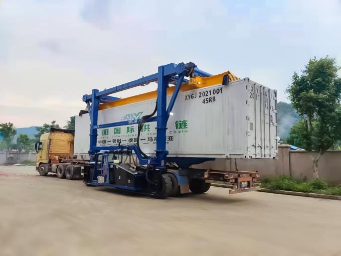 220T Cargo Shipping Container Lift Truck , Port Container Handling Machine