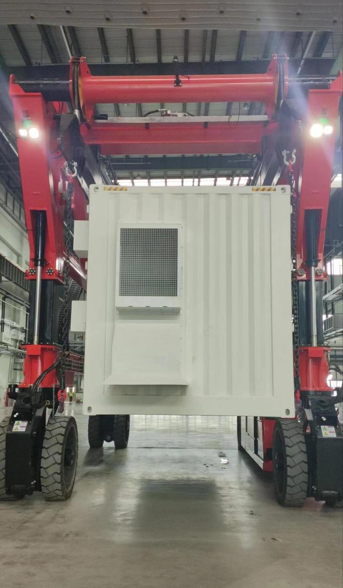 SPEO Red Straddle Container Lifter Machine For Steel Factories ...