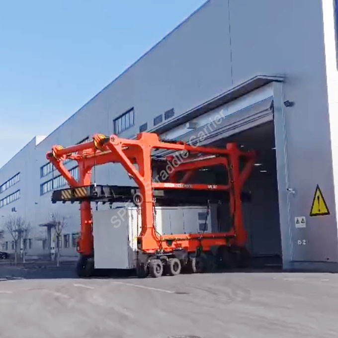 Electric Container Straddle Carrier Container Handling Vehicle